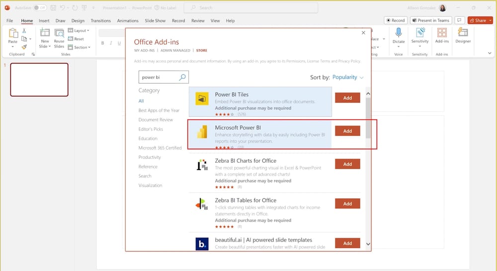 How to Embed a Power BI Report in PowerPoint - and How to Present it on ...