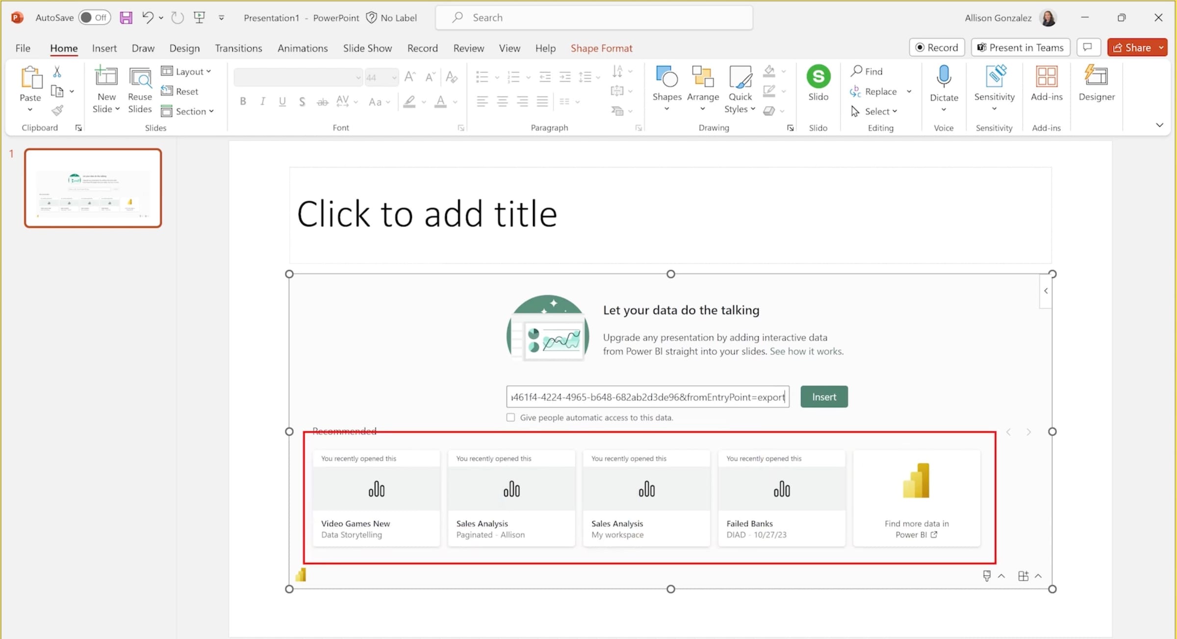 How to Embed a Power BI Report in PowerPoint - and How to Present it on ...